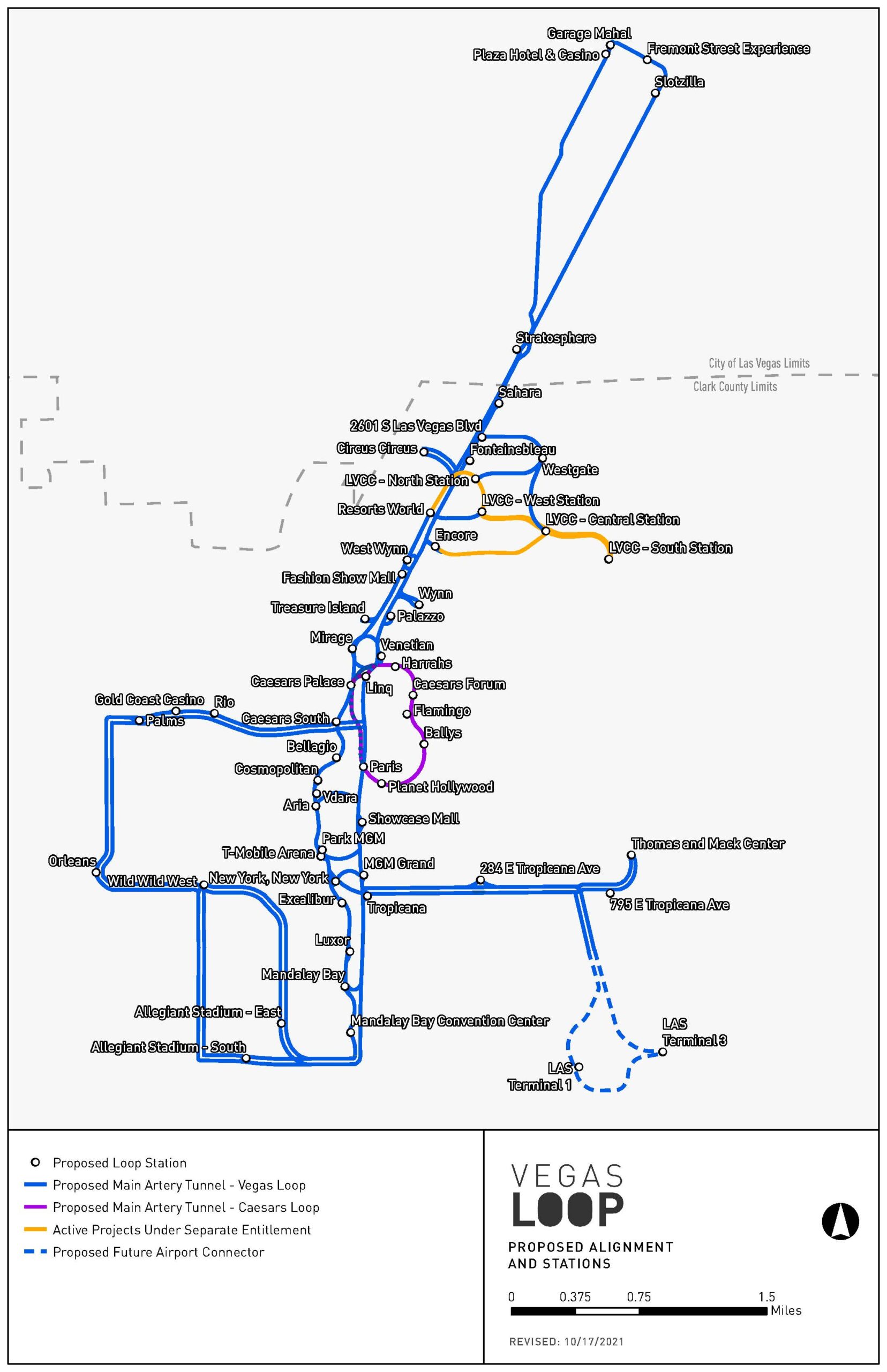 The Vegas Loop - Current Stations, Cost, & How To Ride