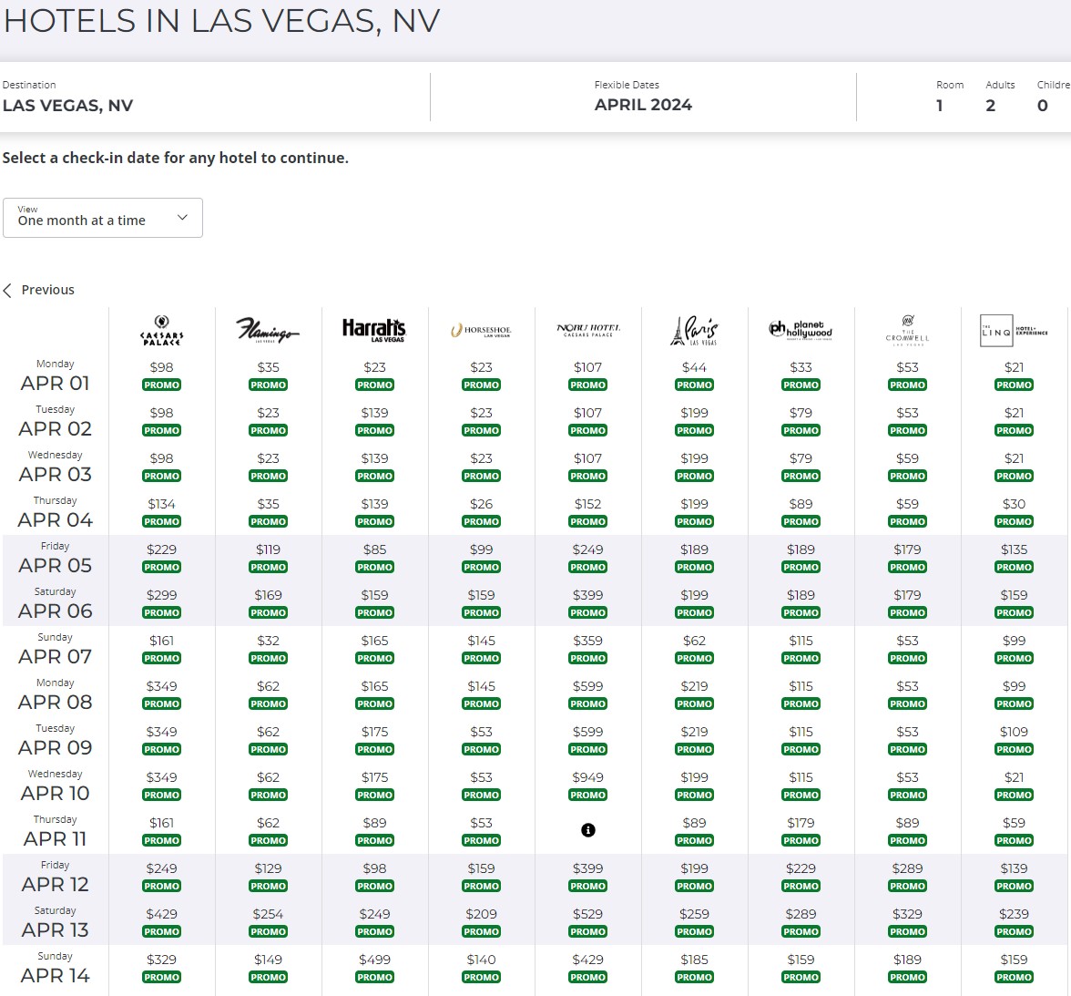 Best Times of the Year to Visit Las Vegas - [Cheapest]