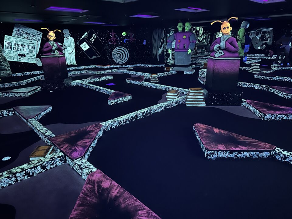Twilight Zone Mini Golf at Horseshoe Review - Look Inside!