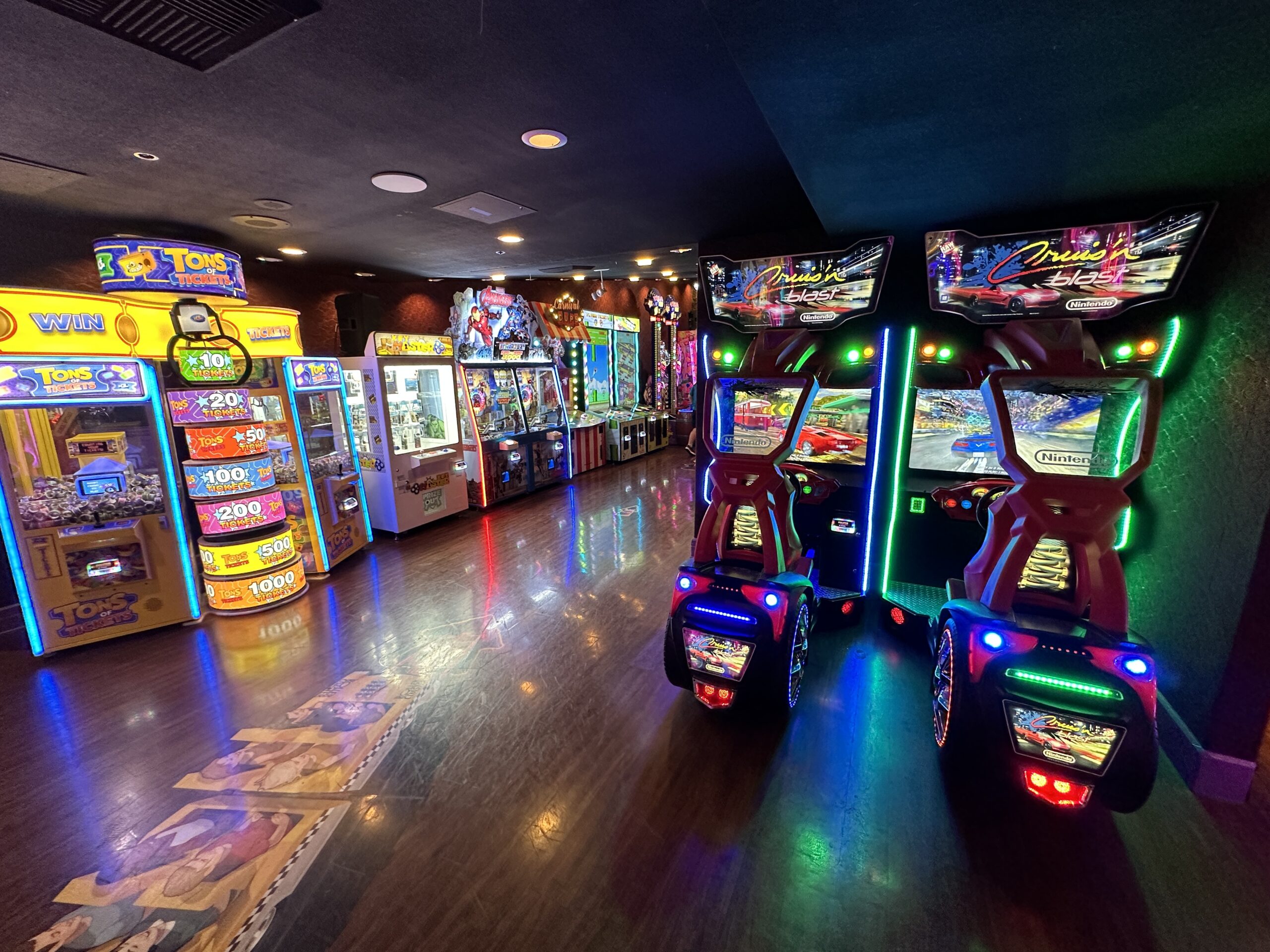 Look Inside the Arcade at New York New York Las Vegas