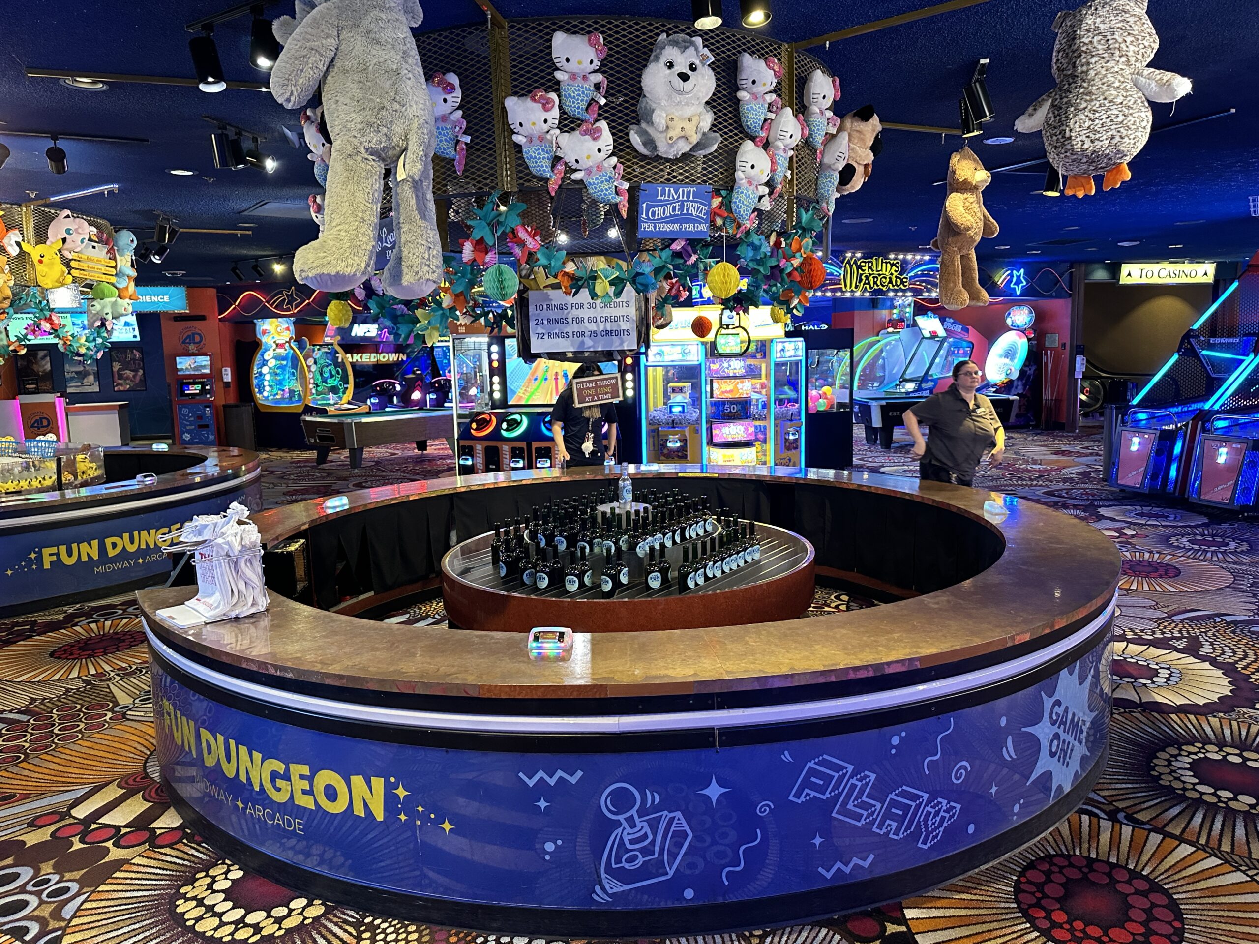 Review of The Fun Dungeon Arcade at Excalibur - Look Inside!