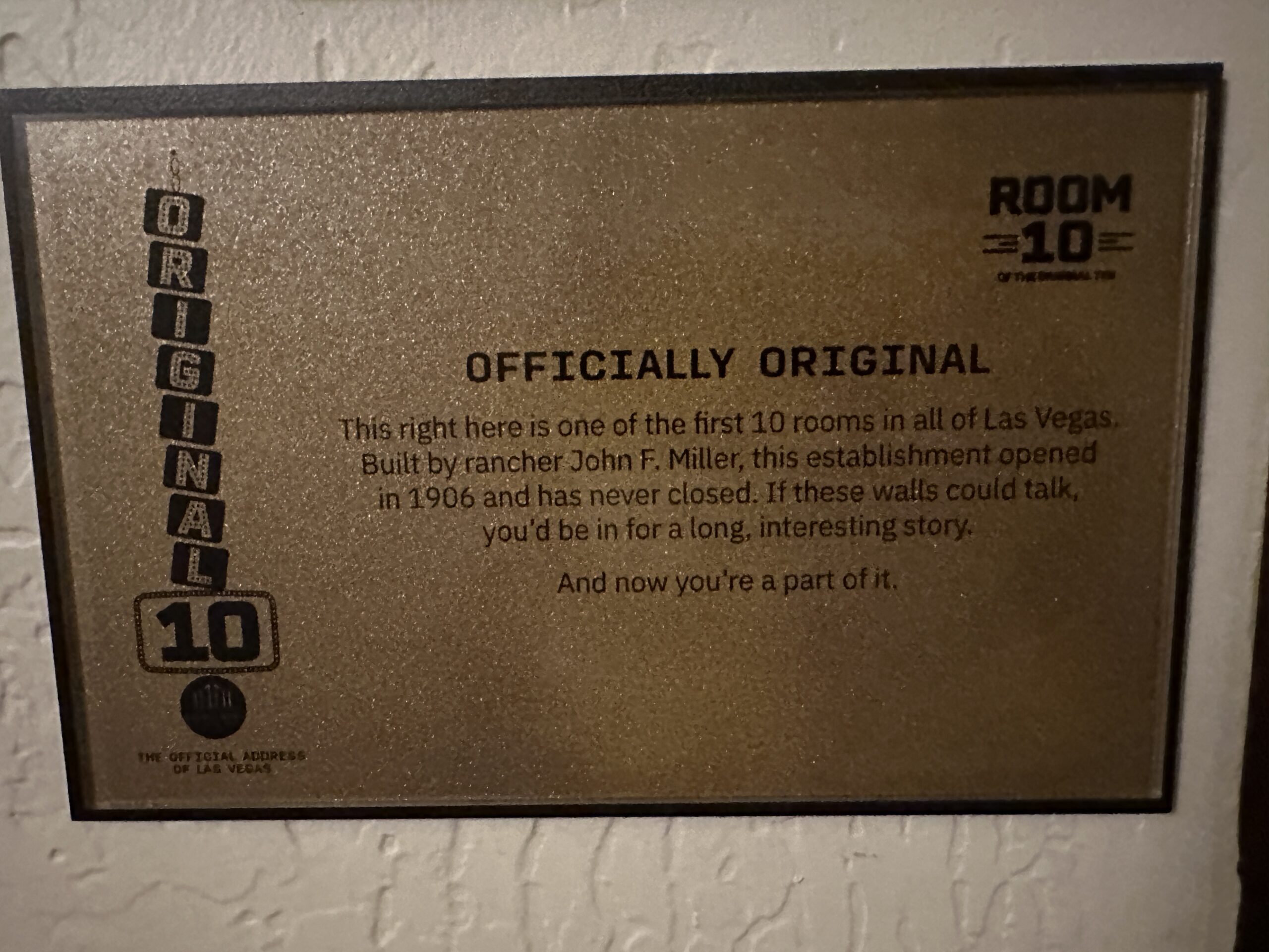 I Stayed in an "Original 10" Room at Golden Gate Las Vegas