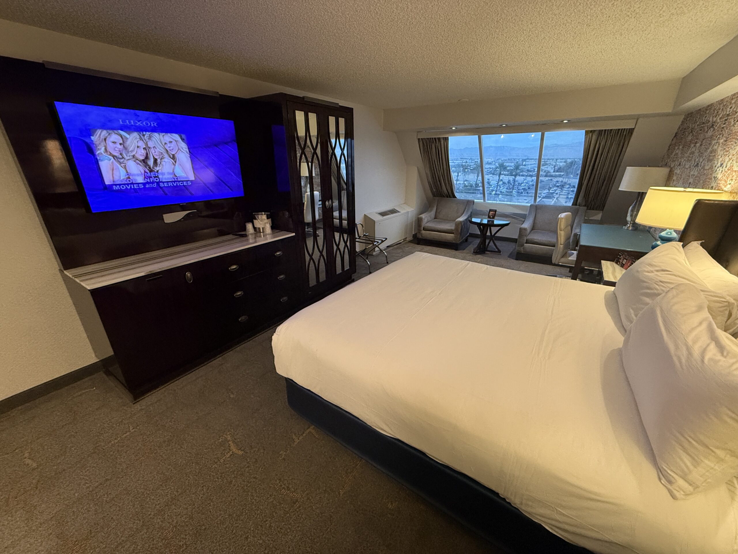 Luxor’s Pyramid Premier Room – Good Value… If Clean…